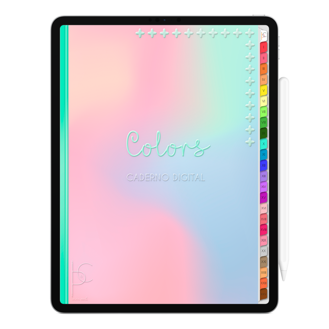 Cadernos & Planner Digital Brasil 100% Digital iPad Tablet Android